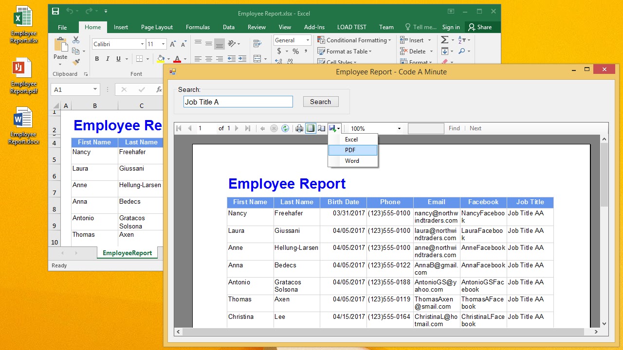 Vb Net Programming Adding A Reportviewer Report To Vb Net Project Using Rdlc File